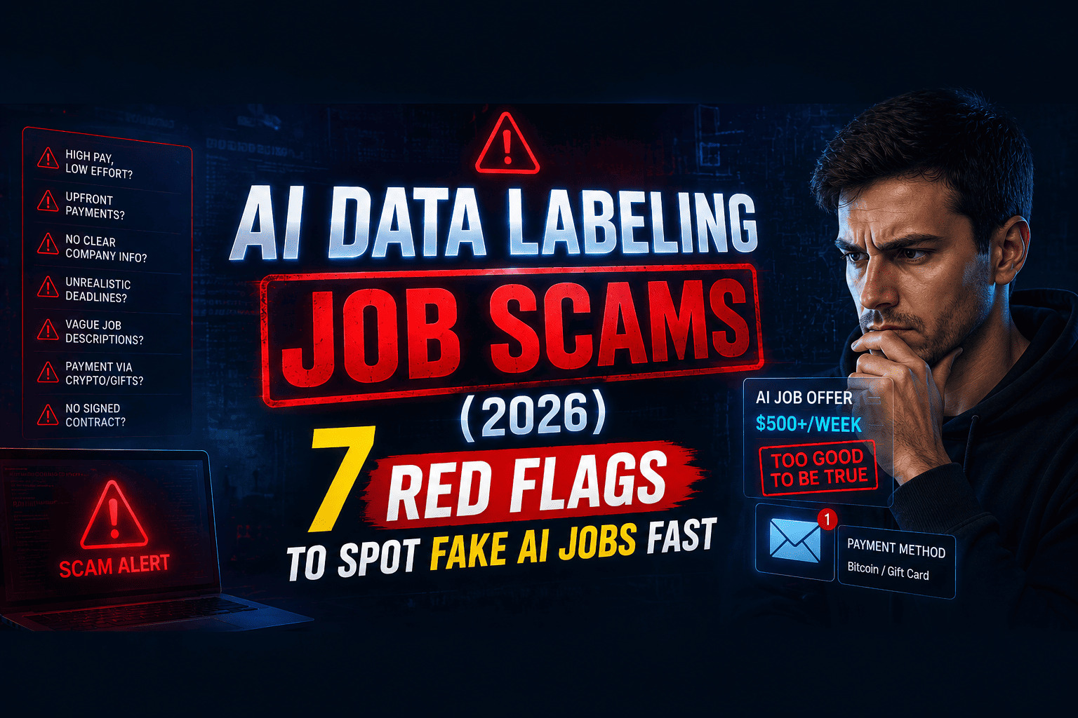 AI Data Labeling Job Scams: 7 Red Flags to Spot Fake AI Jobs