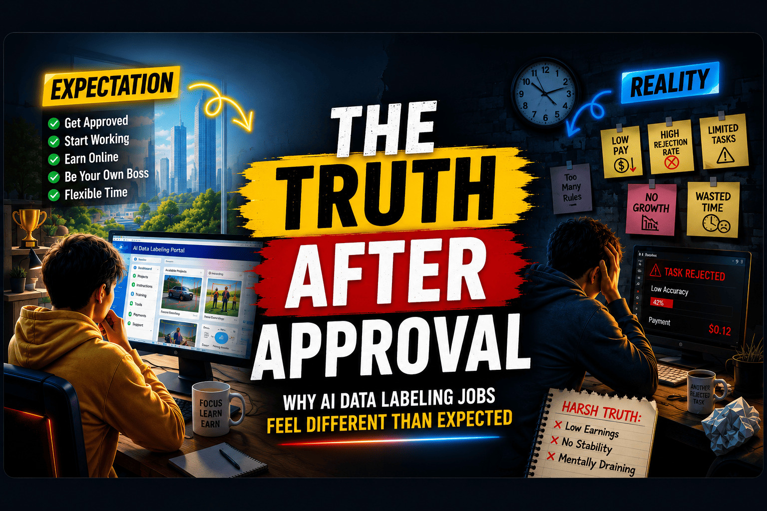 Why Beginners Fail in AI Data Labeling Jobs After Approval